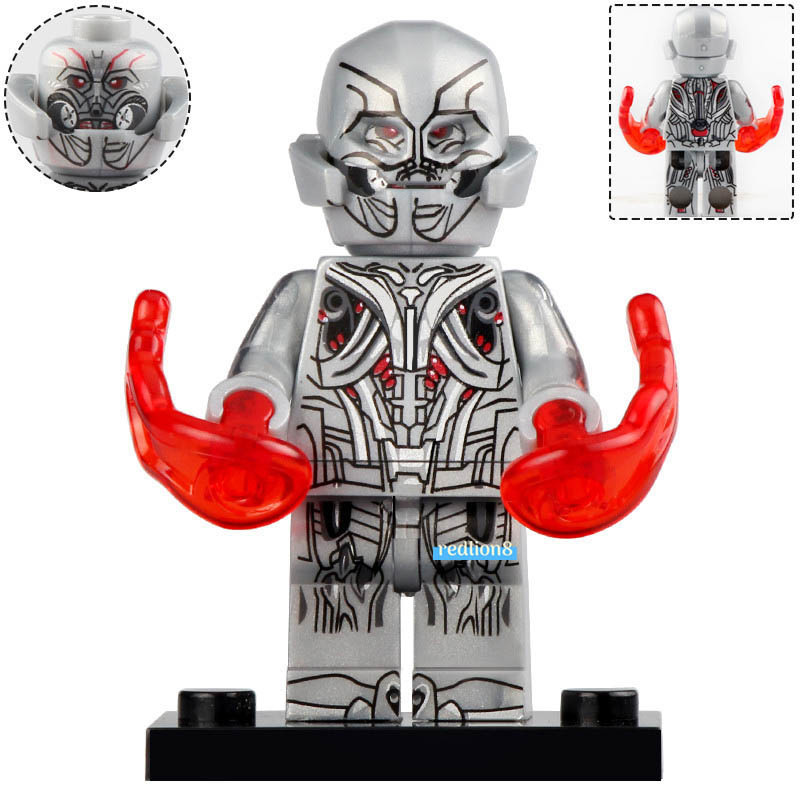 Ultimate Ultron Marvel Super Heroes Lego Compatible Minifigure Blocks ...