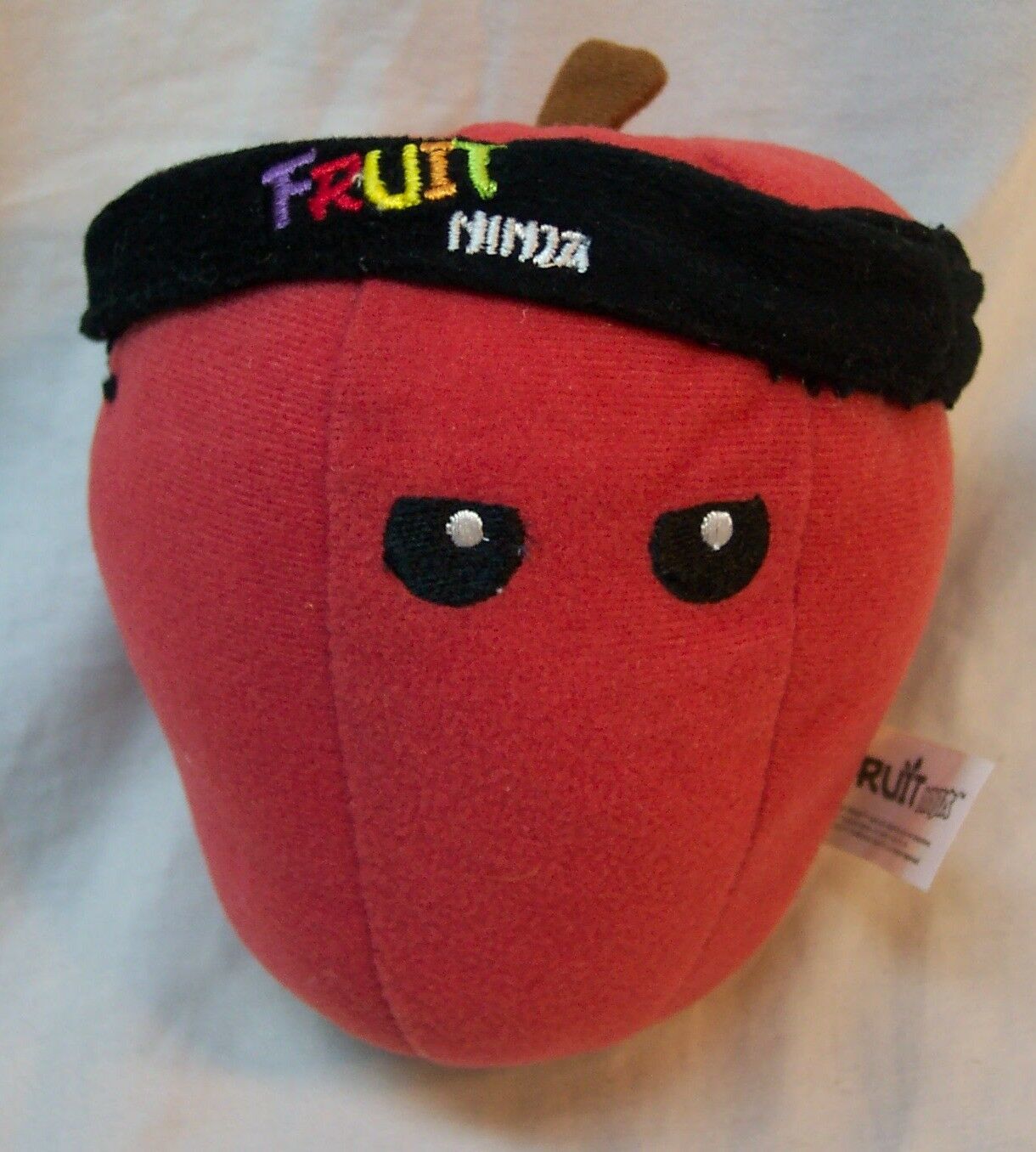 Fruit Ninja 2011 FUNNY NINJA APPLE CHARACTER 5" Plush STUFFED ANIMAL ...