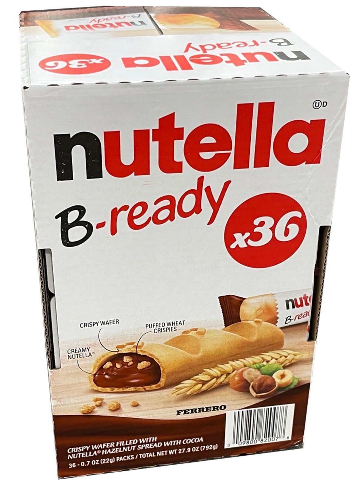 Nutella B-Ready 36 Ct Crispy Wafer Filled and similar items