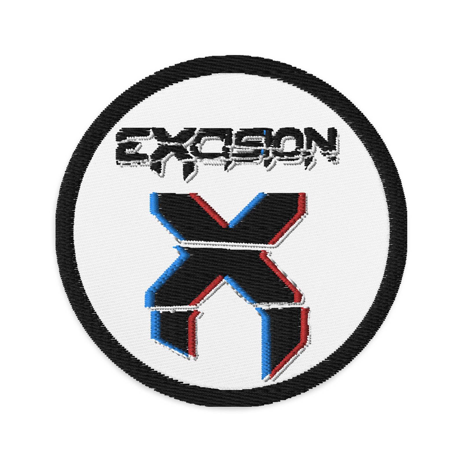 Excision X Logo Embroidery EDM Music Festival Patches - Mixed Items & Lots