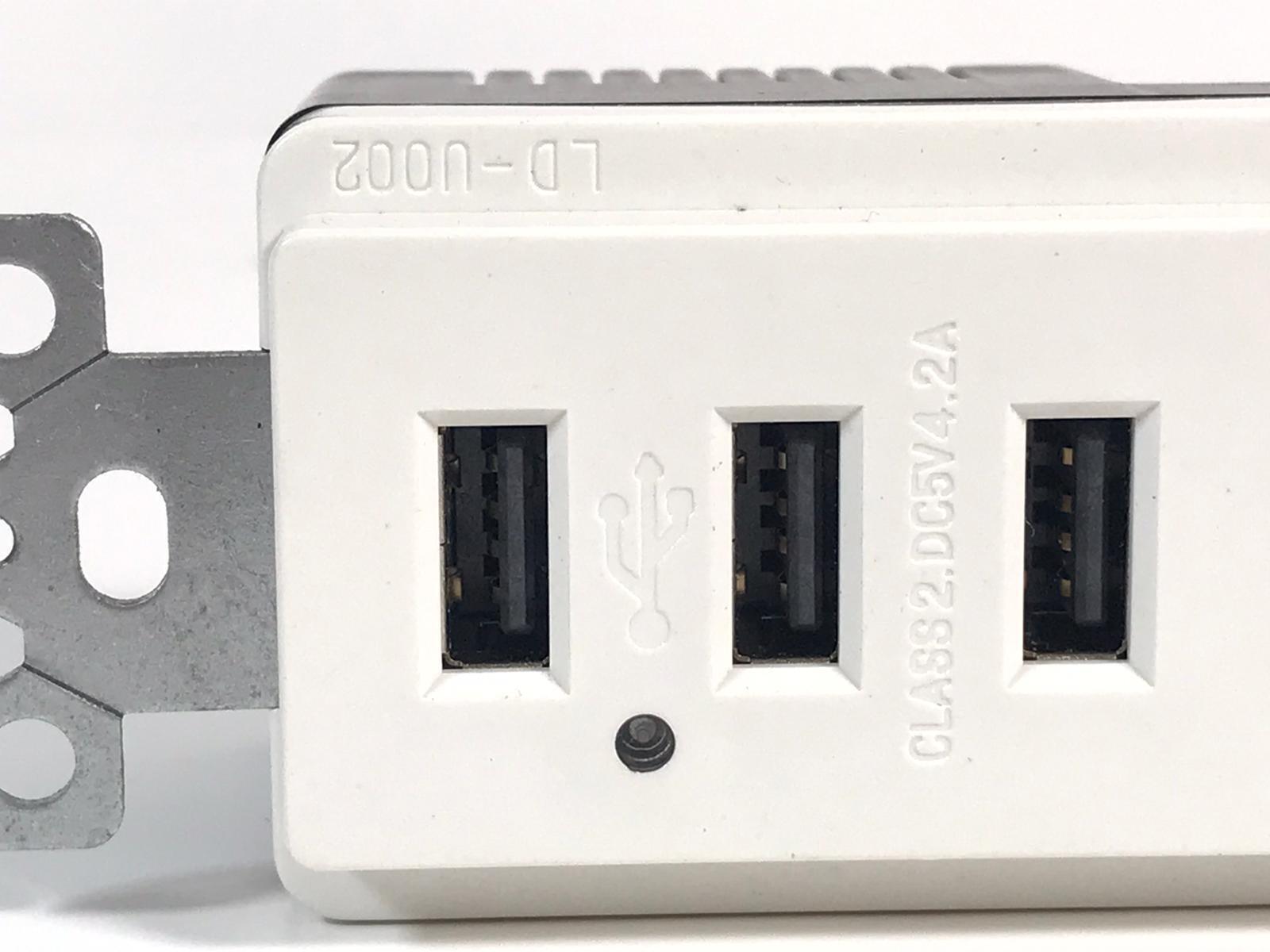 LD-U002 Chargement USB Mural Prise 4-Port Chargeur USB Avec LED Clair ...