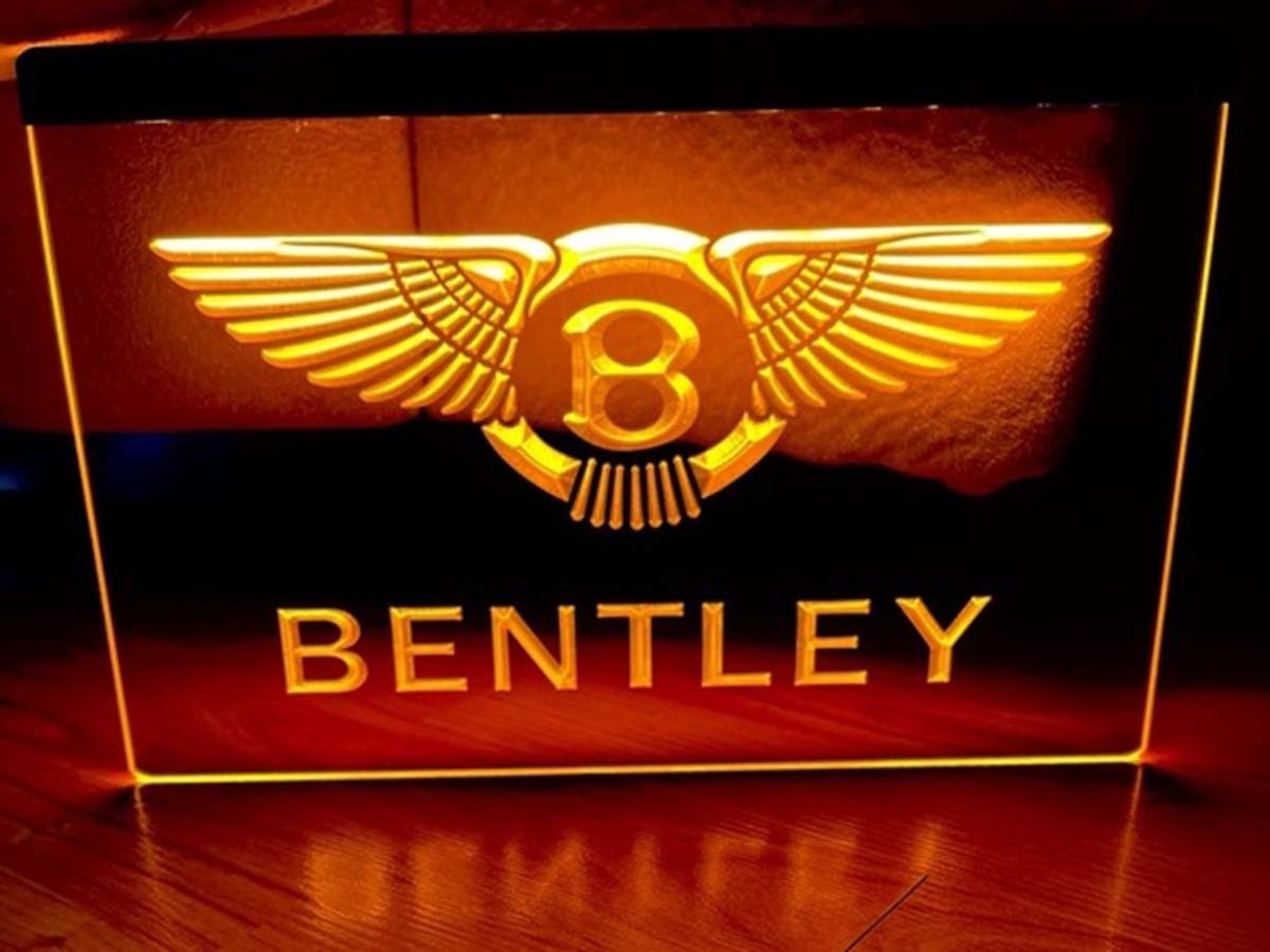 Bentley Led Neon Sign Home Decor, Room, Garage, Showroom, Craft Art ...