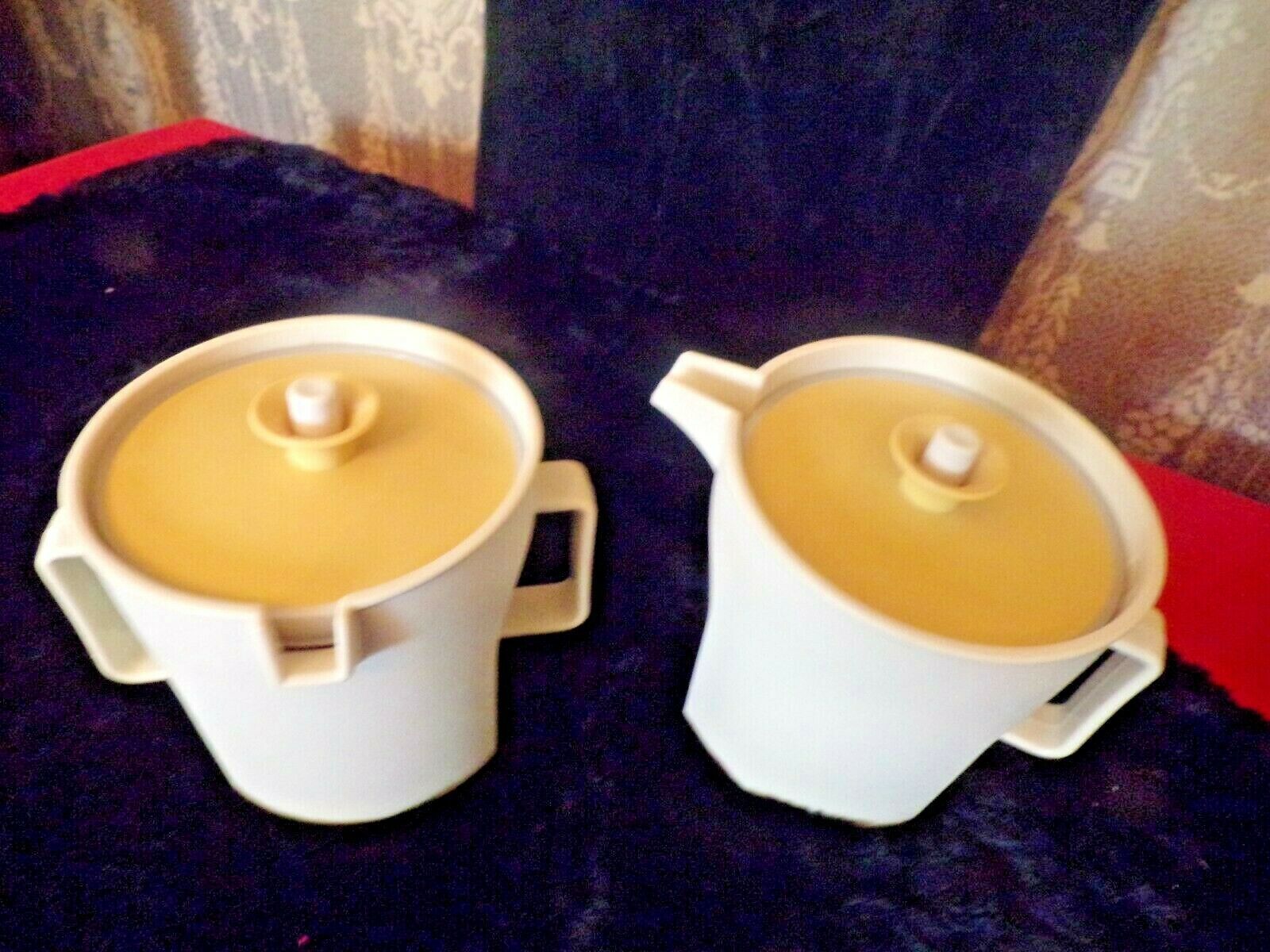 Vintage Tupperware Cremer And Sugar Bowl Sugar Bowls & Creamers Serving ...