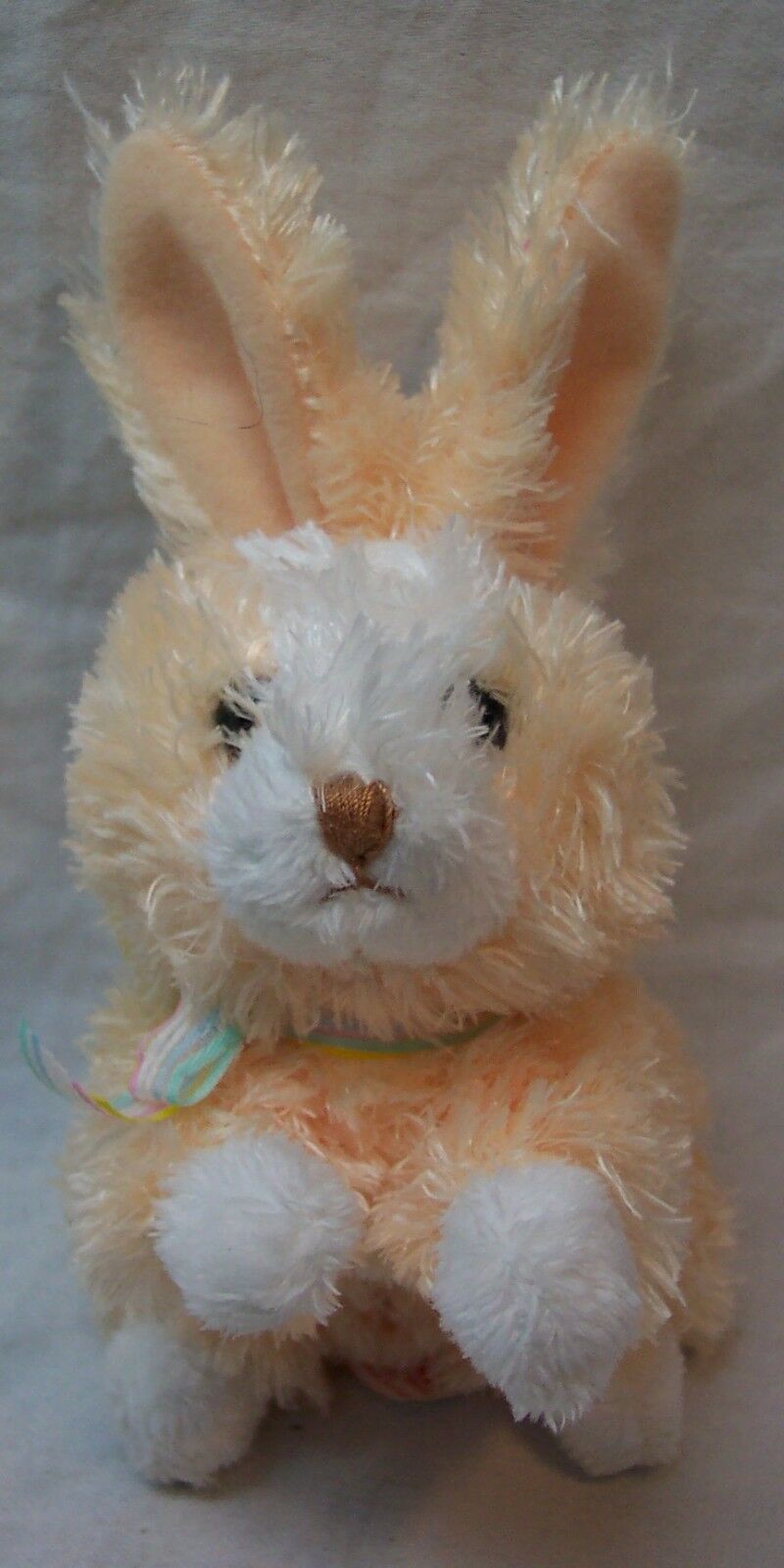 TY Basket Beanies TOPSY THE ORANGE BUNNY RABBIT 5" Plush Stuffed Animal ...