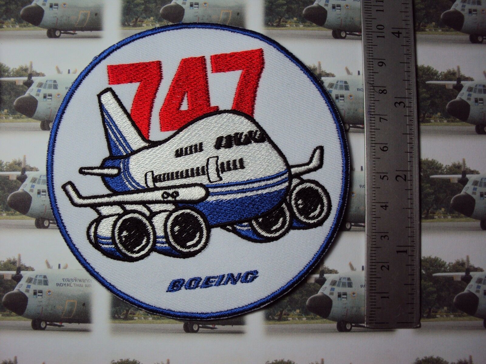 BOEING 747 PATCH, AIR PLANE BOEING 747 PATCH - Air Force