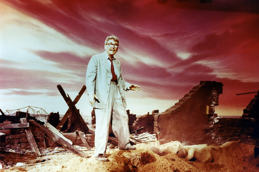 The Twilight Zone Time Enough at Last episode season 1 Burgess Meredith ...