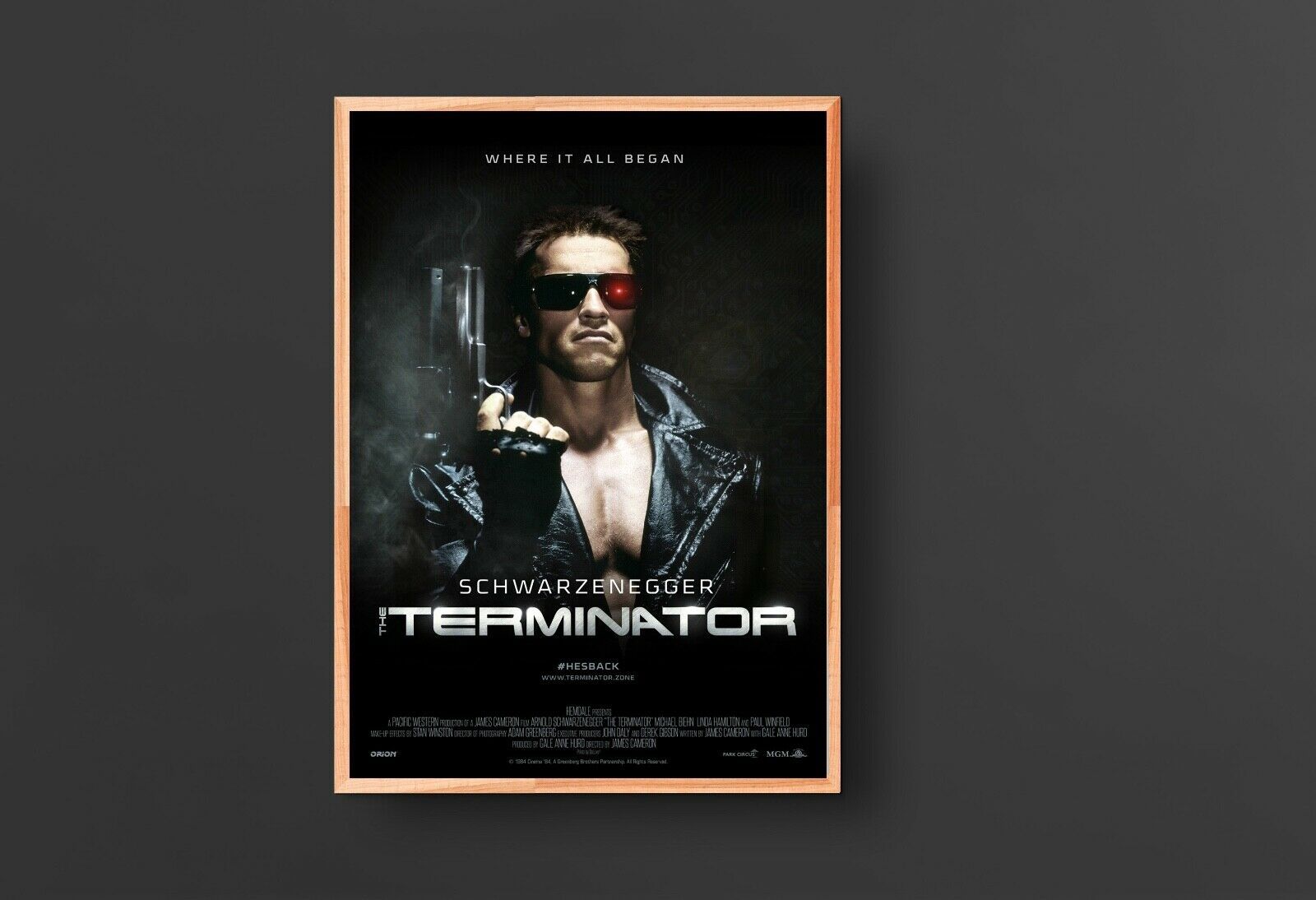 The Terminator Movie Poster (1984) - 1980-89