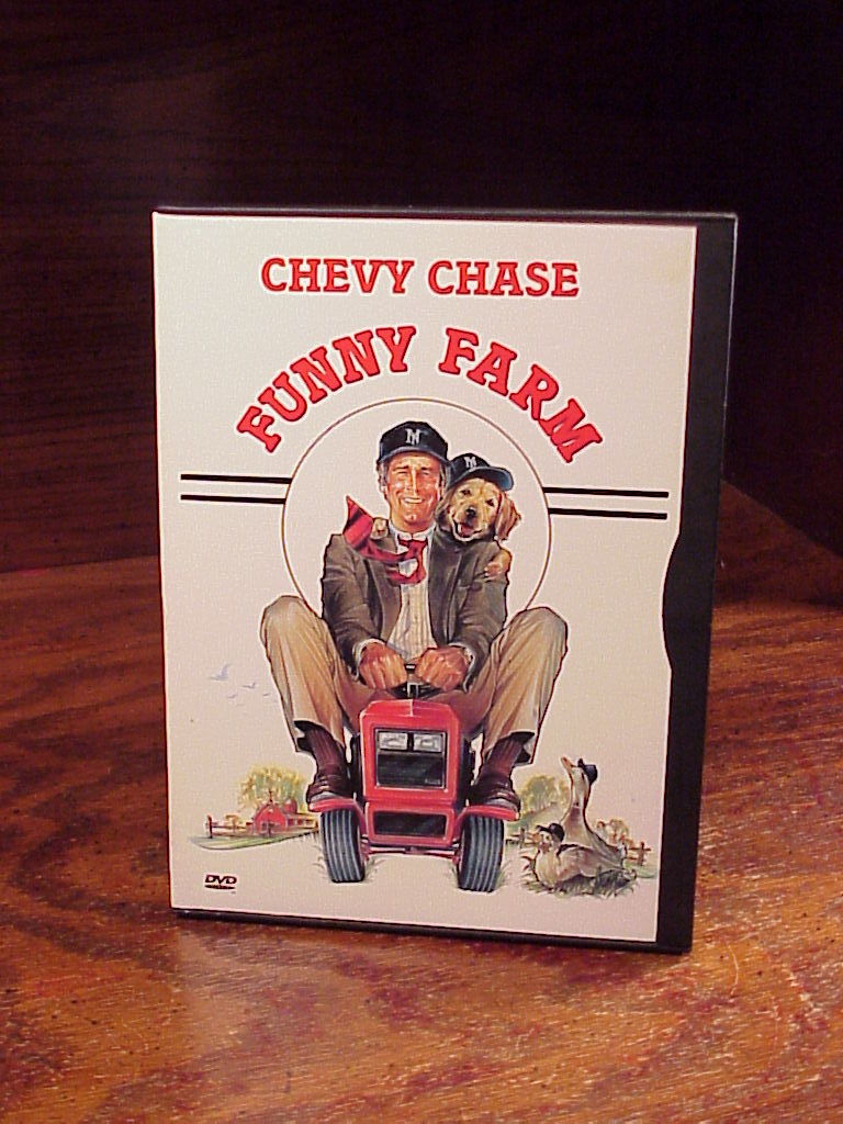 Funny Farm DVD, used, 1988, PG, with Chevy Chase, Madolyn Smith, tested ...