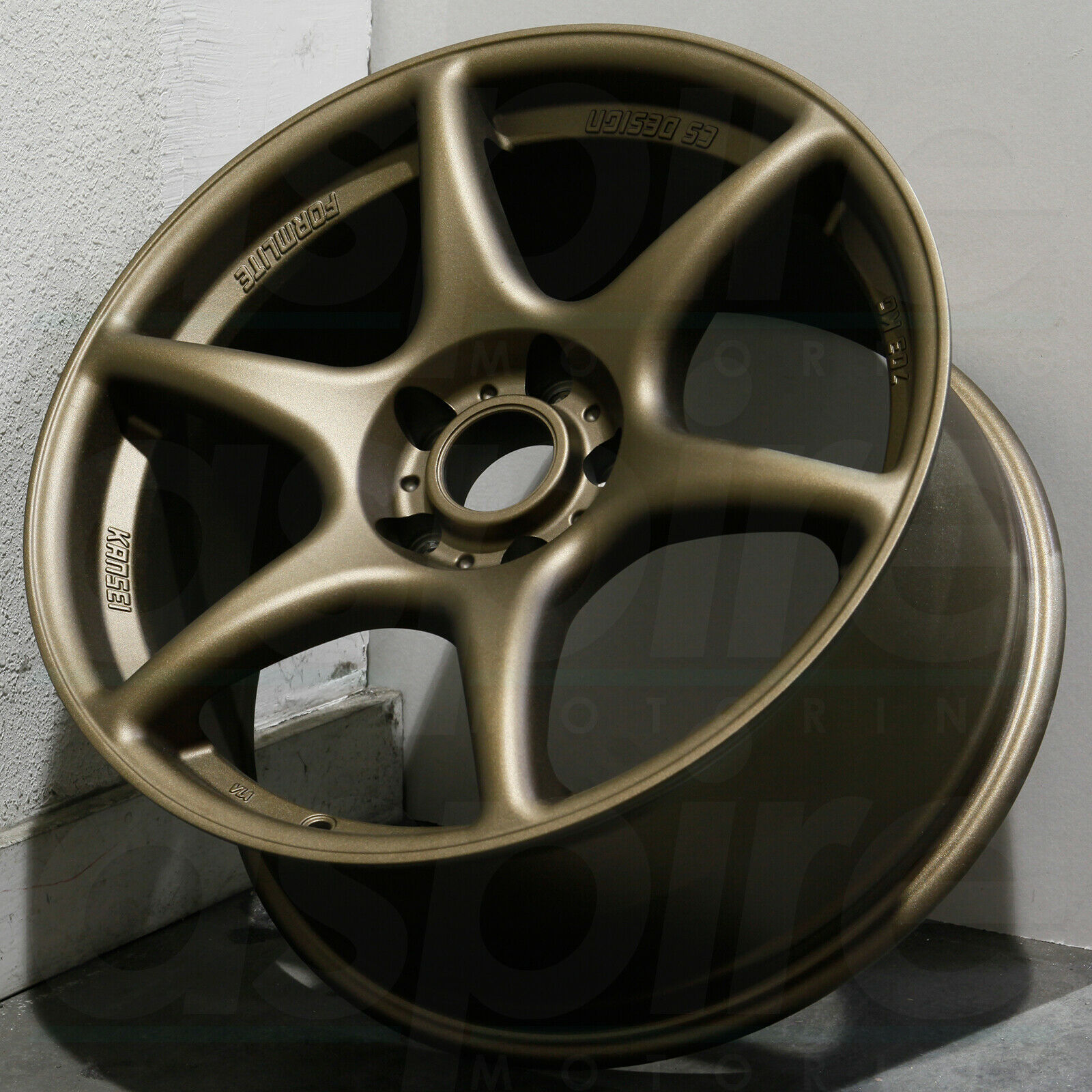 One 18x9 Kansei Tandem 5x120 12 Bronze Wheels Rims - Wheels One 18x9 Kansei Tandem 5x120 12 Bronze Wheels Rims - Wheels