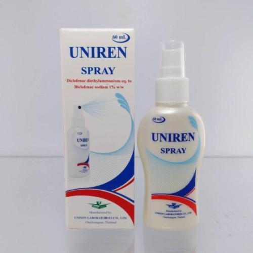UNIREN SPRAY Relief Inflammation & Pain muscles Joints Easy Achesl ...