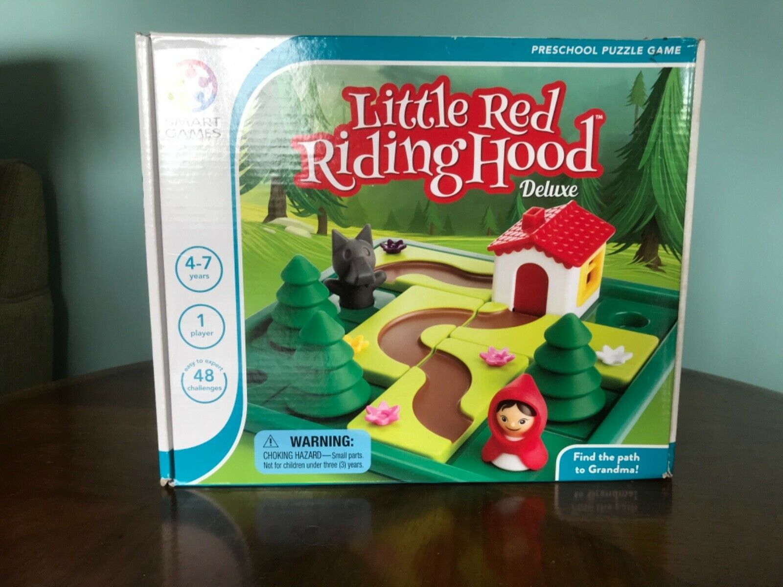 2015 SMART GAMES Little Red Riding Hood Deluxe Preschool Puzzle Game 4 ...