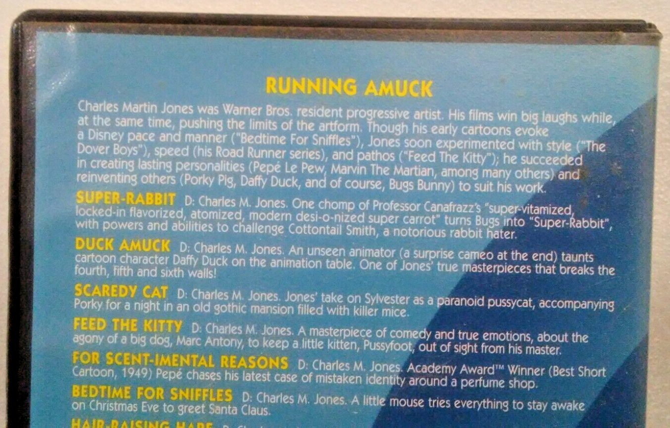 VHS Looney Tunes - The Collector's Edition - Running Amuck (VHS, 1999, Columbia) - VHS Tapes