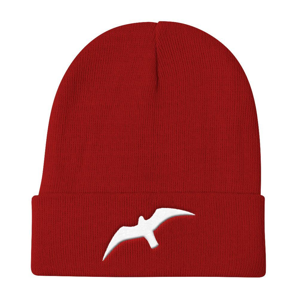 SEAGULL SILHOUETTE KNIT BEANIE, Hat, Personalized Knit Beanie for Men ...
