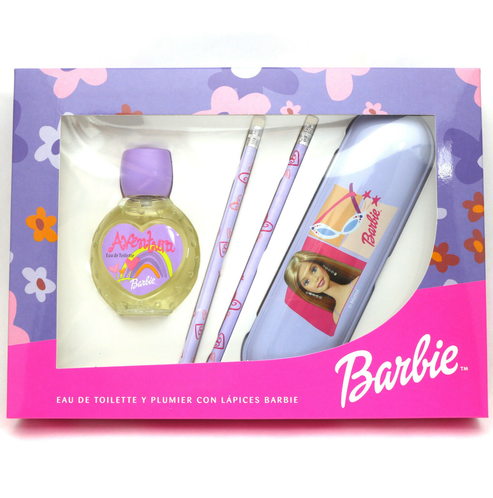 Aventura Barbie Perfume Gift Set EDT Spray 2.5 oz and Pencils with ...