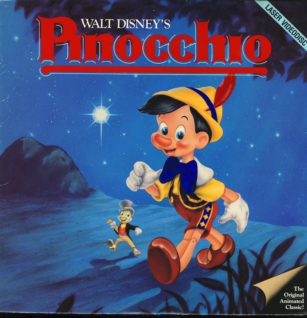 PINOCCHIO DISNEY LASERDISC RARE - Laserdisc