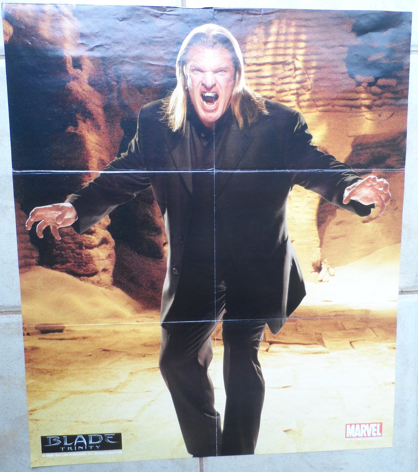 Blade Trinity Marvel Large Poster 2007 24*20 Inch Colour New Line ...