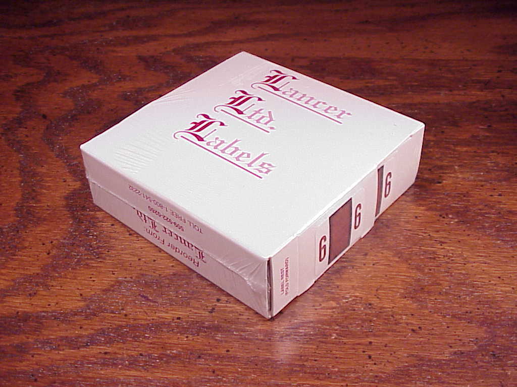 Box of Lancer Number Six 6 Color Coded Labels, unopened box - Every ...