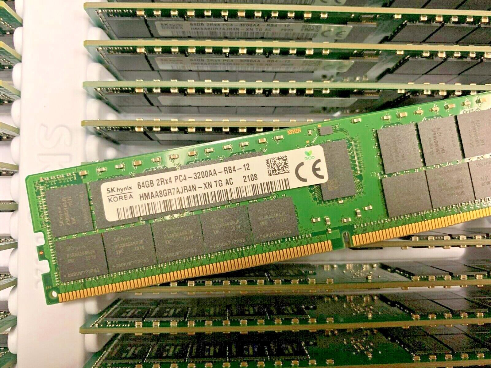 HMAA8GR7AJR4N-XN Hynix 64GB PC4-25600 DDR4-3200MHz ECC DIMM 2Rx4 Memory ...