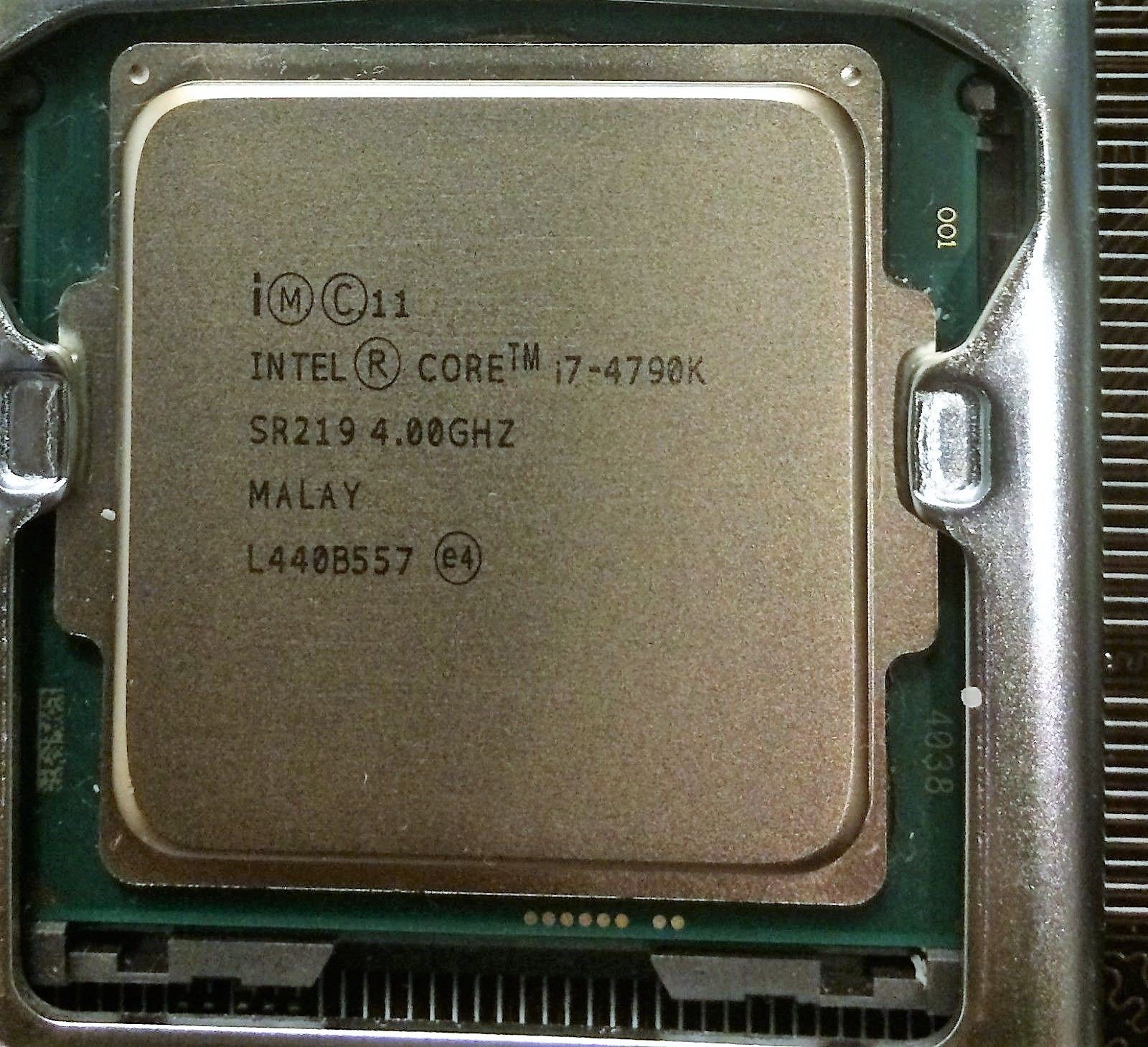 Intel Core i7 4790K 4GHz/8M 4 Core 8 Threads Unlock 1150 CPU(Turbo ...
