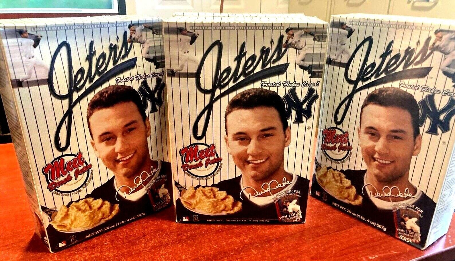 DEREK JETER Limited Edition Collector's Frosted Flakes Cereal - SEALED ...