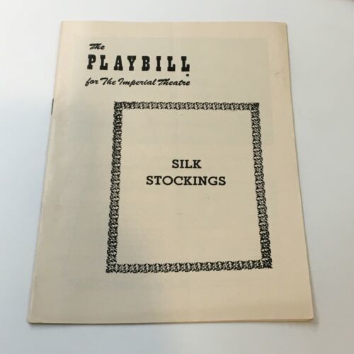 1955 Playbill Imperial Theatre Hildegarde Neff in Silk Stockings by Cy ...