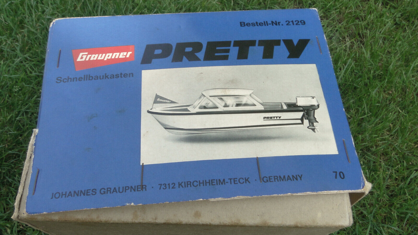 My First Boat Graupner Model Motor Boat Pretty About 1970 Made In ...