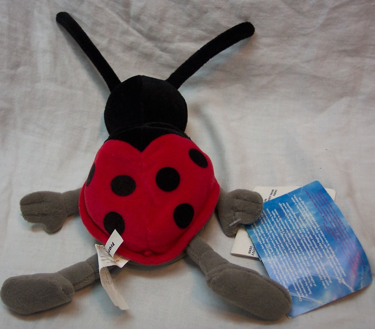 Walt Disney Store A Bug's Life FRANCIS LADYBUG 10" Bean Bag Stuffed ...