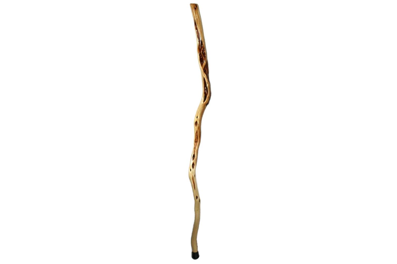 50in Crooked Walking Stick Wizard Staff, OVAL Grip, Druid Warlock Witch ...