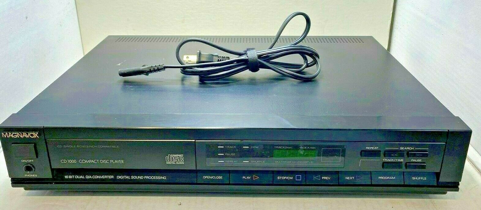 MAGNAVOX CD1000 SINGLE COMPACT DISC CD PLAYER - Home Audio