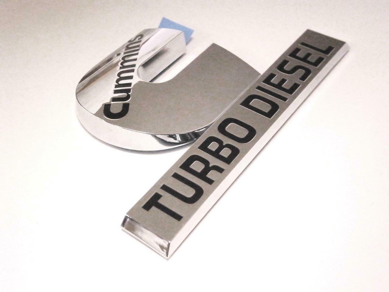 One (1) Genuine OEM Dodge Ram Cummins Turbo Diesel Emblem Decal Badge ...