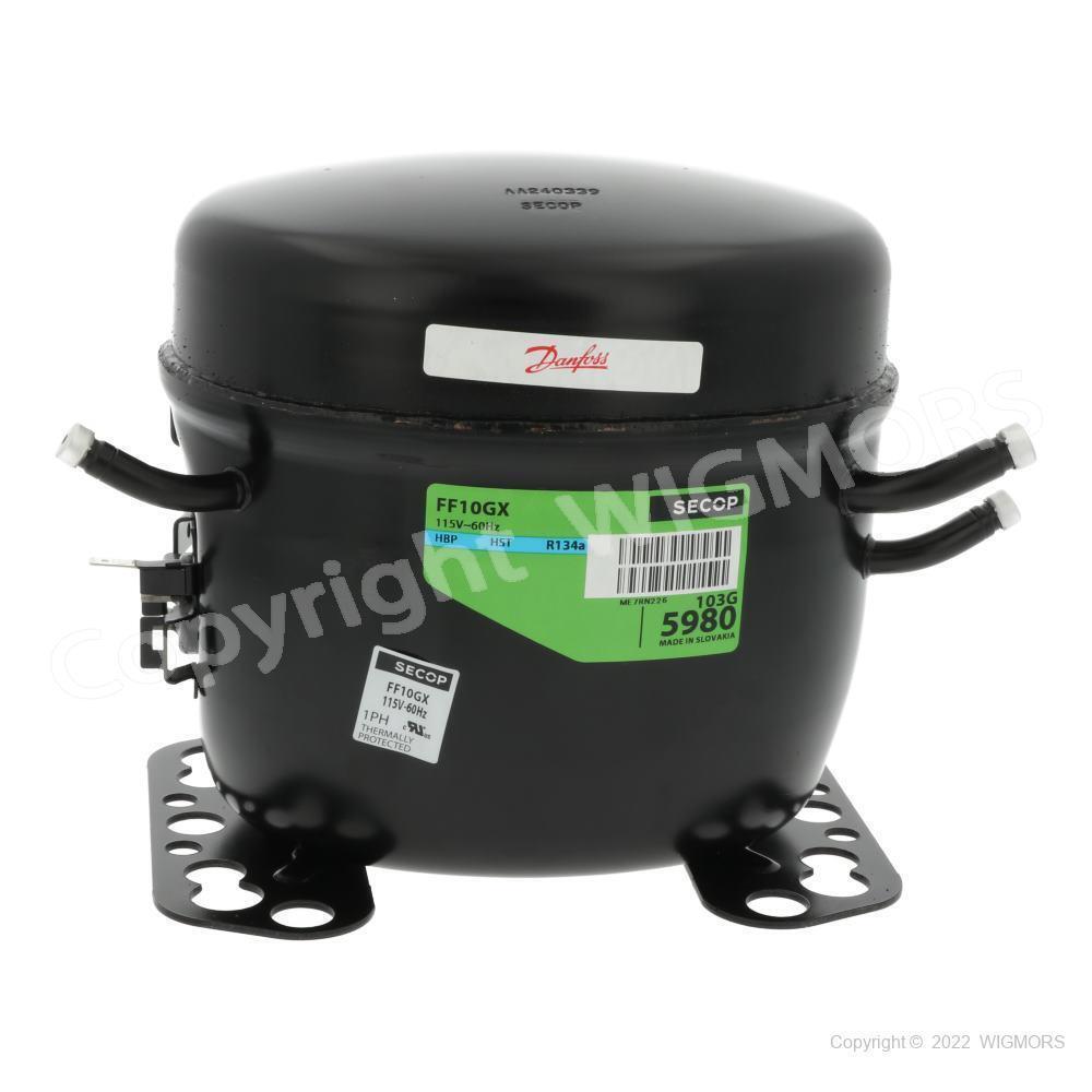 115V Compressor Secop FF10GX 103G5980 as Danfoss R134a refrigeration ...