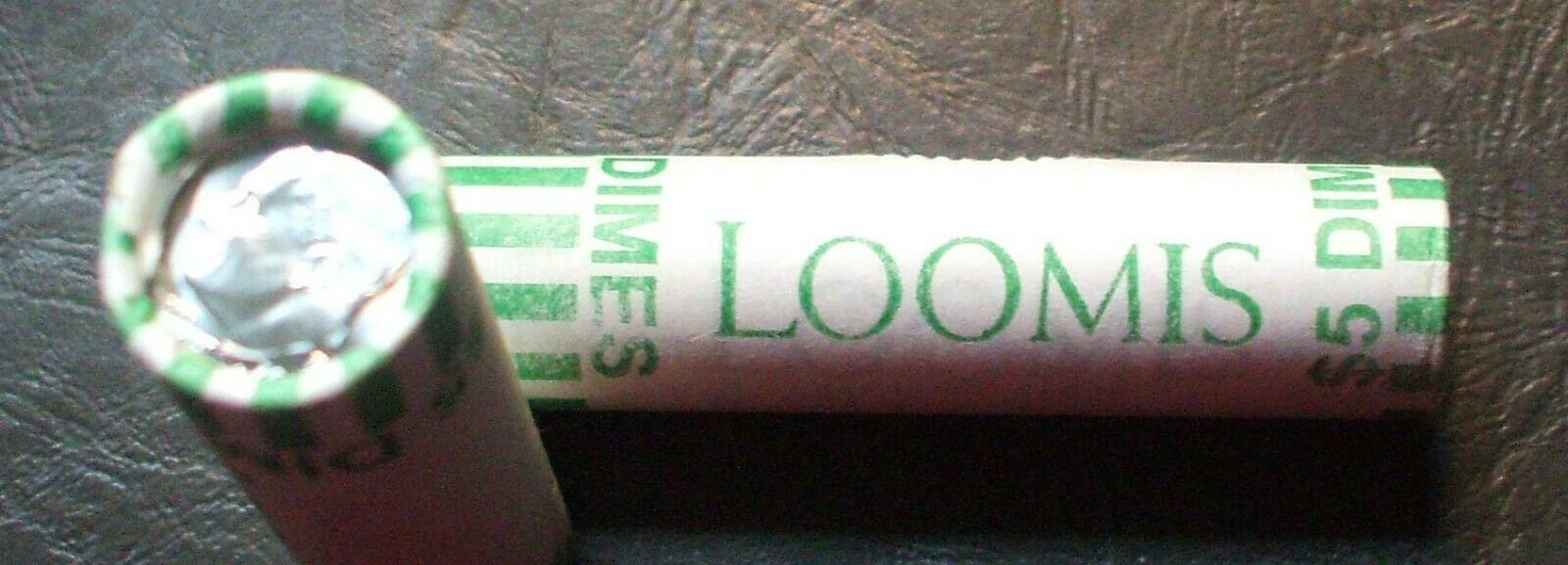 2020-P Uncirculated ROOSEVELT DIME ROLL - Loomis Roll - From Box - Dimes