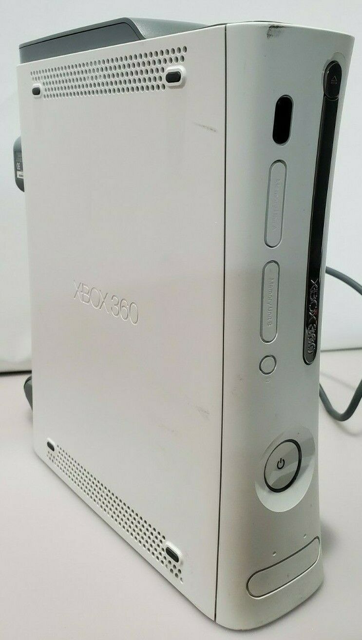 Microsoft Xbox 360 Pro White Console HDMI 20GB - Fully Functional w ...