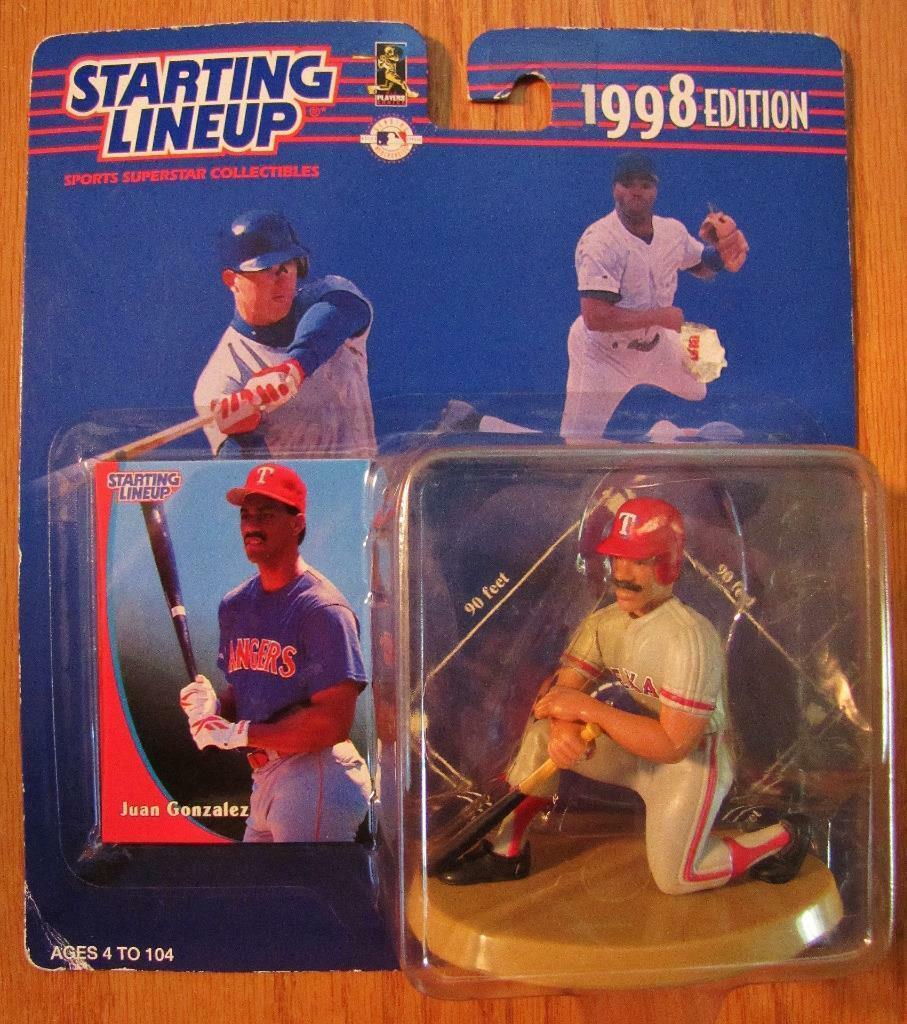TEXAS RANGERS BASEBALL MLB Juan Gonzales STARTING LINEUP Action Figure ...