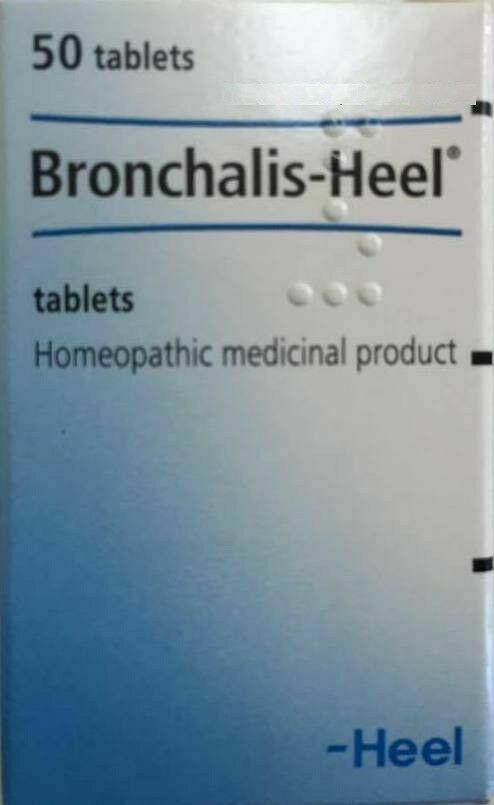 BRONCHALIS-HEEl- Homeopathy, Acute and Chronic Bronchitis-50 tablets ...