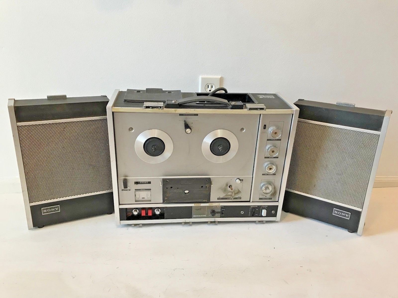 Vintage Sony Tapecorder Reel to Reel Player TC-540 FOR PARTS OR REPAIR ...
