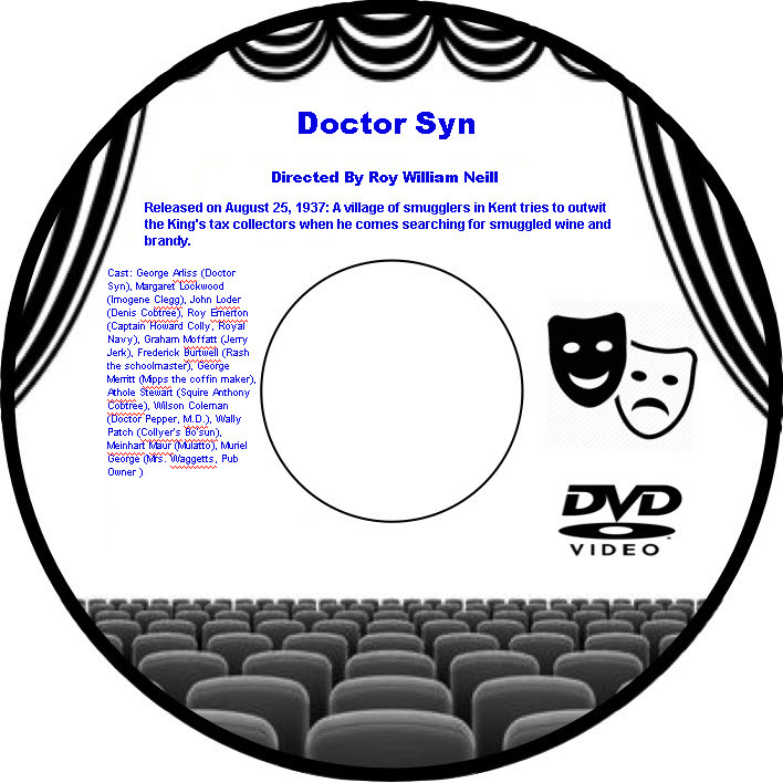 Doctor Syn 1937 DVD Film British Comedy Smuggling Adventure George ...