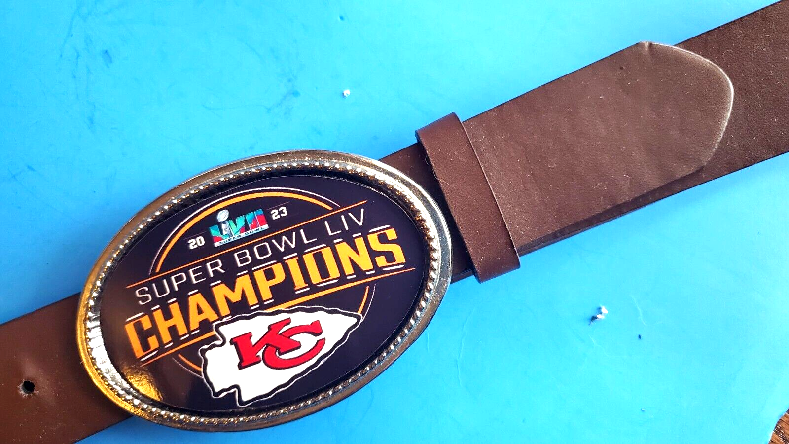 KANSAS CITY CHIEFS 2023 SUPER BOWL LVII -Championship Epoxy Buckle ...