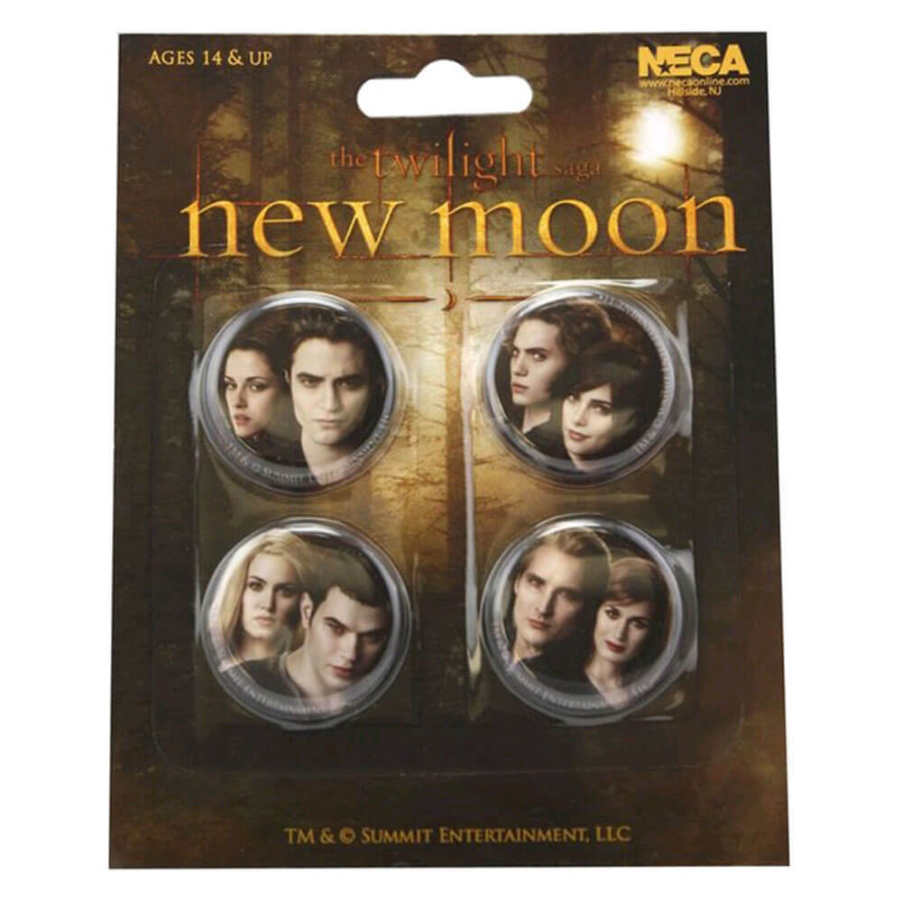 The Twilight Saga New Moon Pin Set of 4 (Cullens) - Brooches & Pins