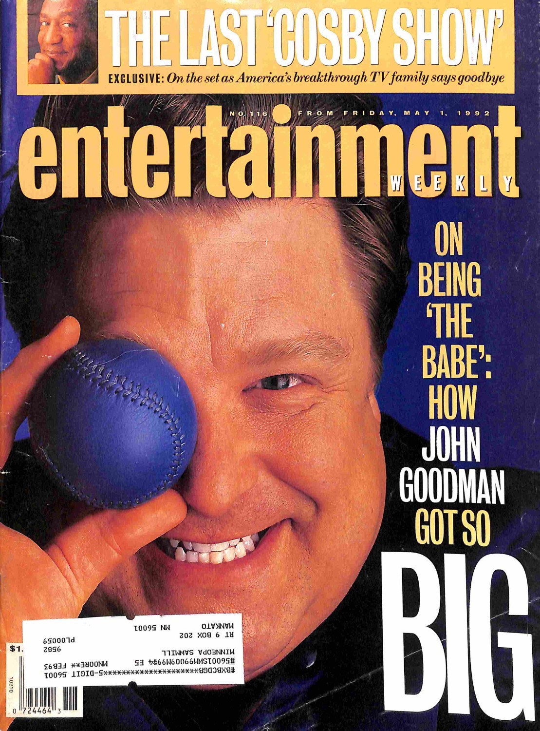 Entertainment Weekly, May 1 1992 - Magazine Back Issues