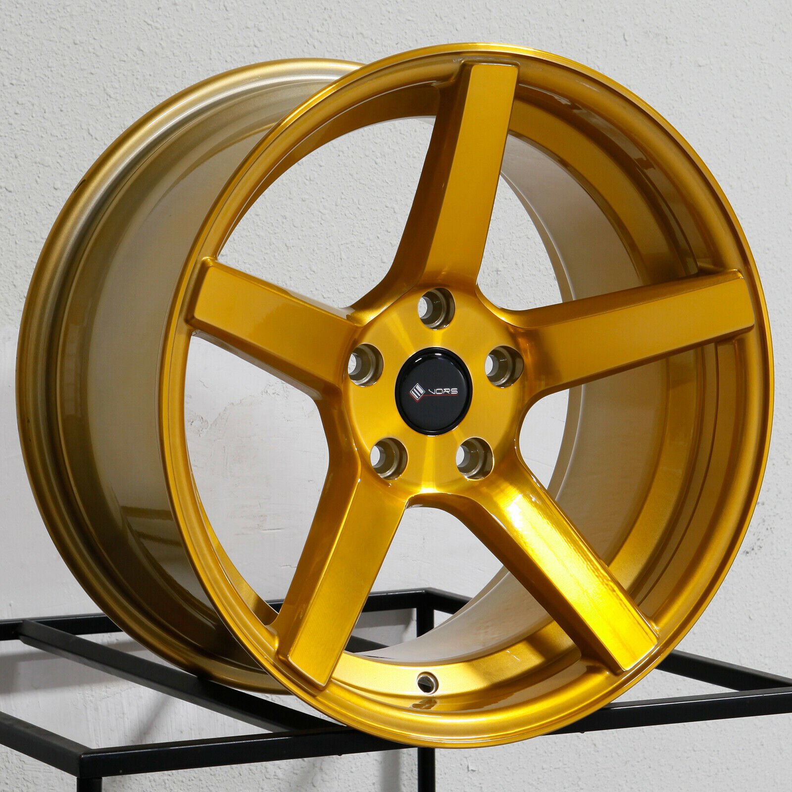 18x9.5 Vors TR5 5x108 35 Candy Gold Wheels Rims Set(4) 73.1 - Wheels