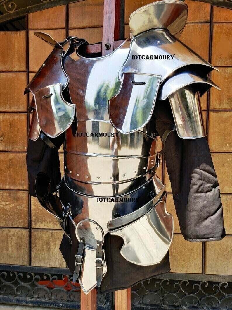 Medieval Knight Replica Galahad Paladin Body Armor Set LARP Reenactment ...