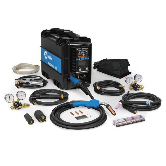 Miller Multimatic 200 w/ Auto-Set Elite & TIG Contractor Kit ...