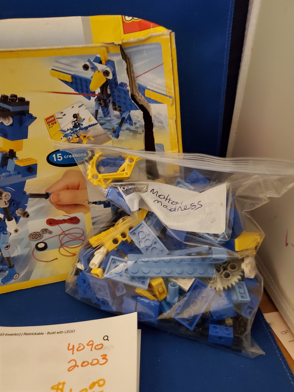 LEGO Make and Create Inventor Set Motion Madness 4090 - LEGO Complete ...