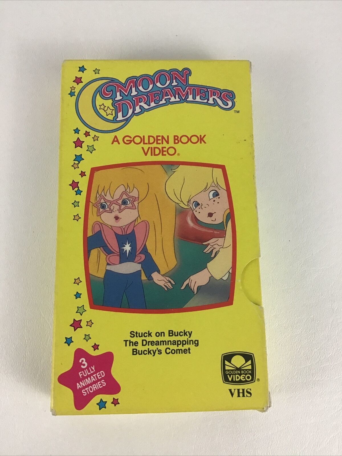 Moon Dreamers VHS Tape Golden Book Video Animated Stories Vintage 1987 ...