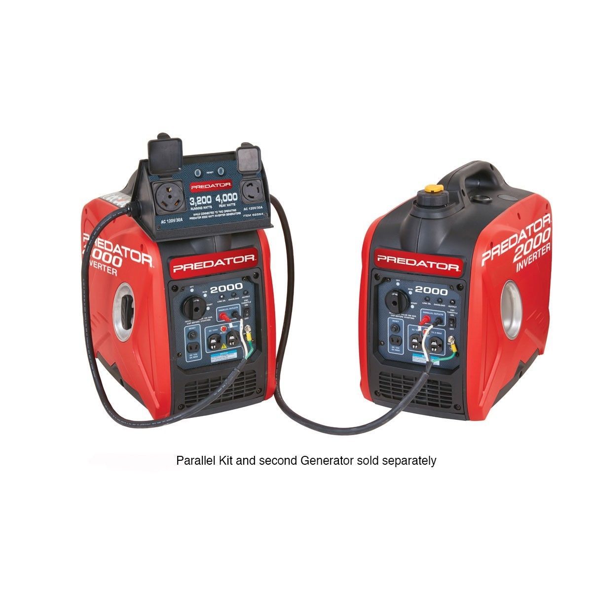 Predator 2000 Watt Super Quiet Inverter Generator - Generators Predator 2000 Watt Super Quiet Inverter Generator - Generators