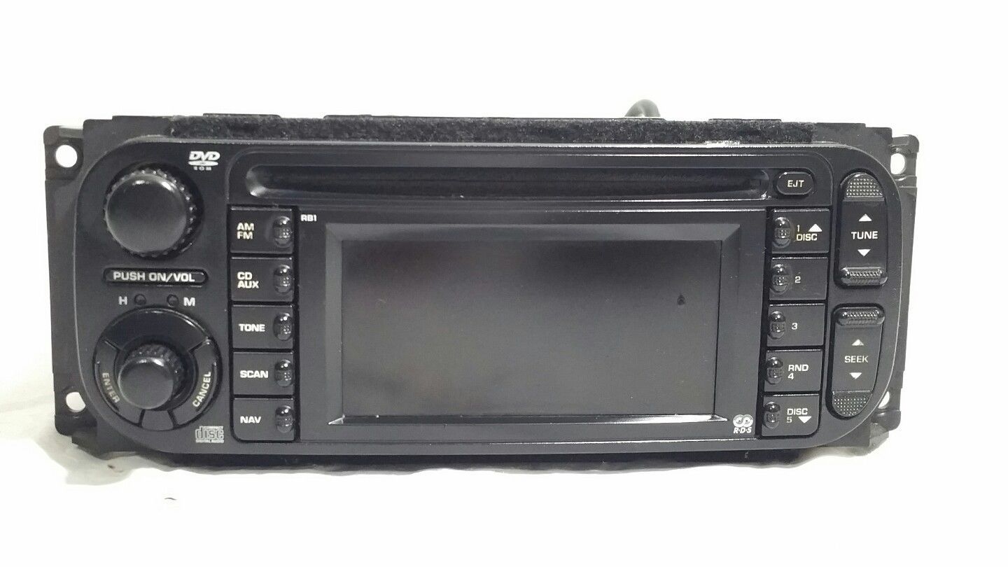 04-07 Dodge Ram Jeep Chrysler CD Player Navigation Radio RB1 ...