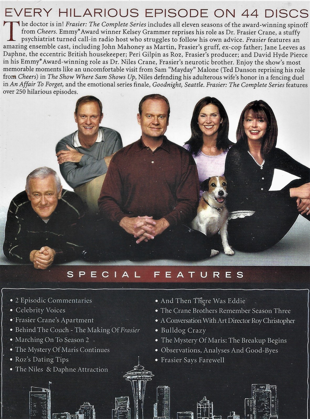 Frasier: The Complete Series (44-Disc DVD Box Set) Brand New - DVDs ...