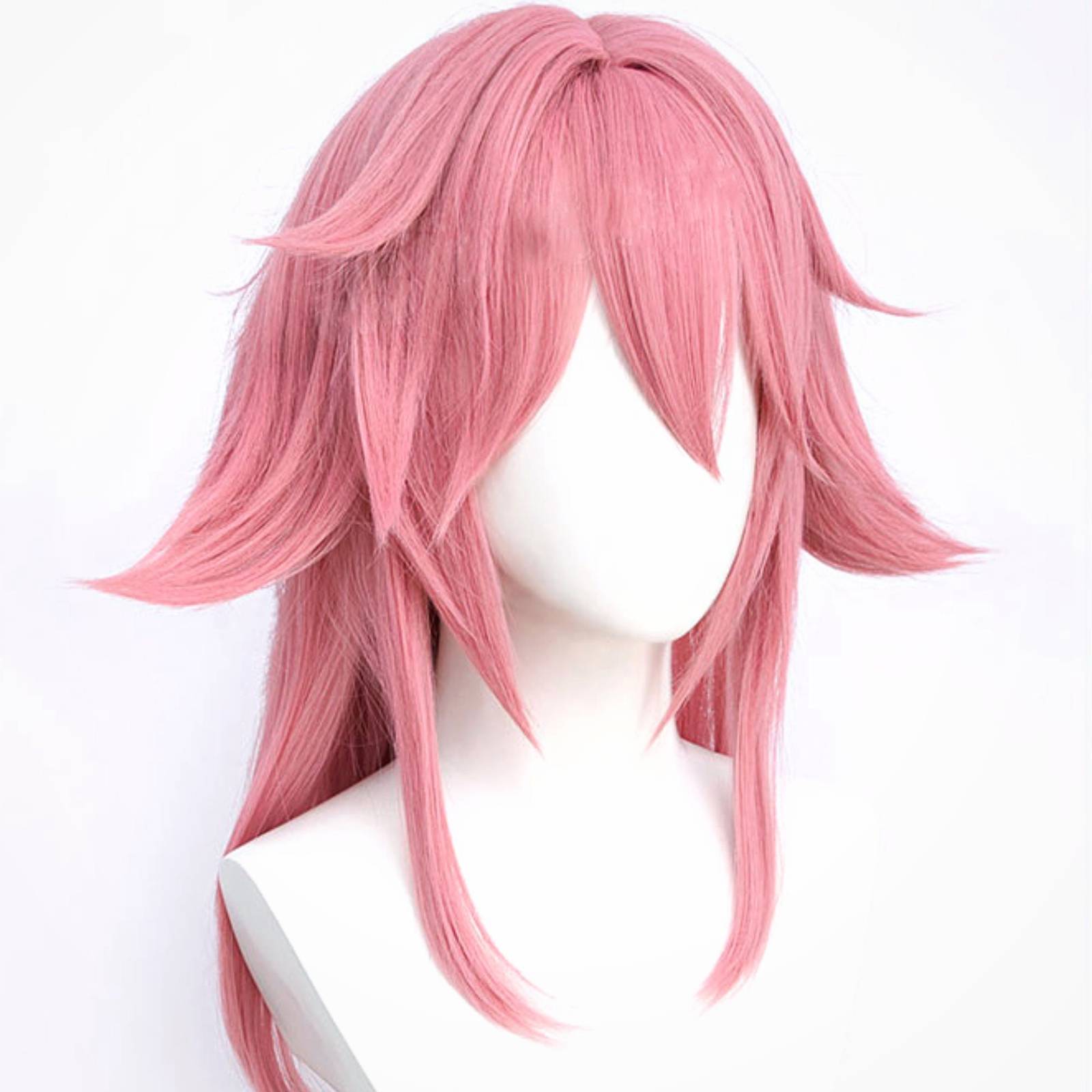 Genshin Impact Yae Miko Cosplay, Pink Curly and 50 similar items