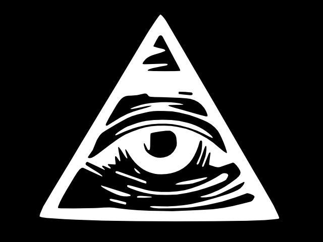 Illuminati All Seeing Eye Vinyl Decal Car Wall Window Sticker CHOOSE ...